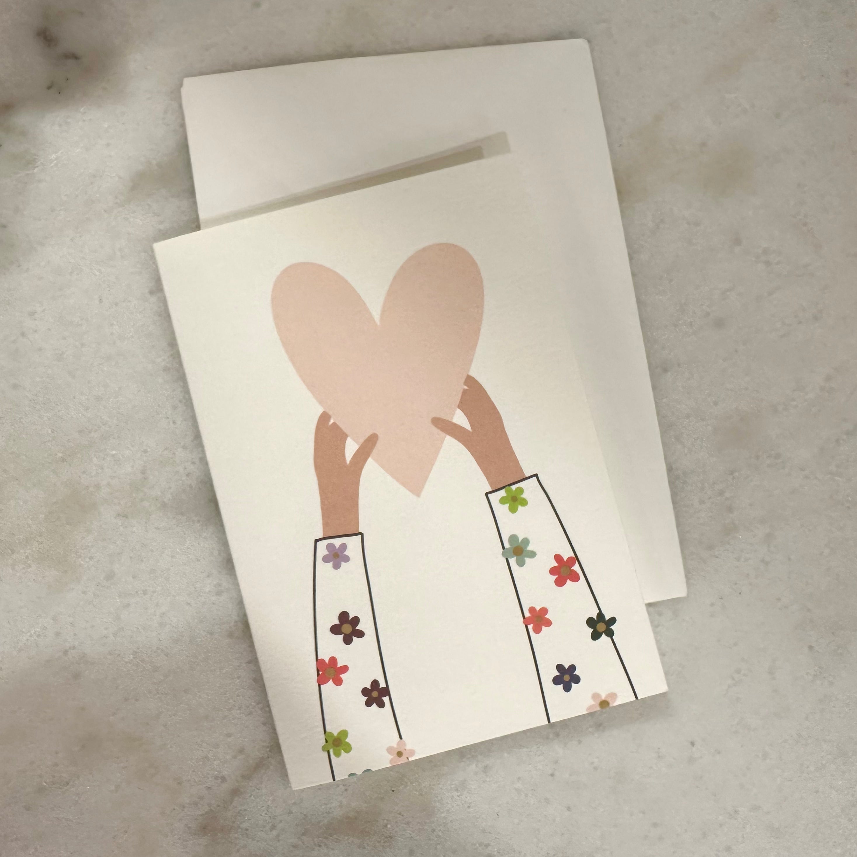 Gift Card - Heart in hands 'Love' Card – Cameron Jewellery